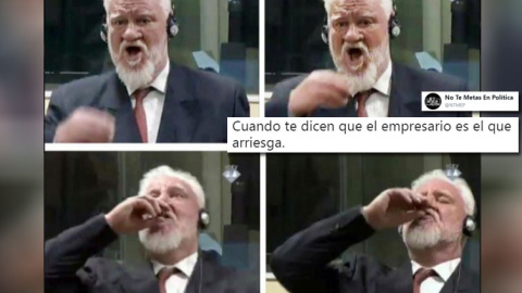 "Cuando vas con un chupito de veneno a un juicio es que no las tienes ...