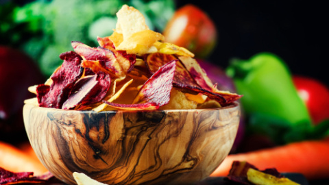 Receta de chips de verduras caseros | Público