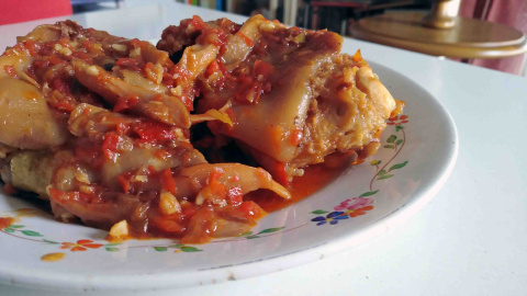 Receta de manitas de cerdo con setas | Público