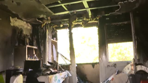 La familia de Usera se salvó del fuego gracias a la actuación del padre ...