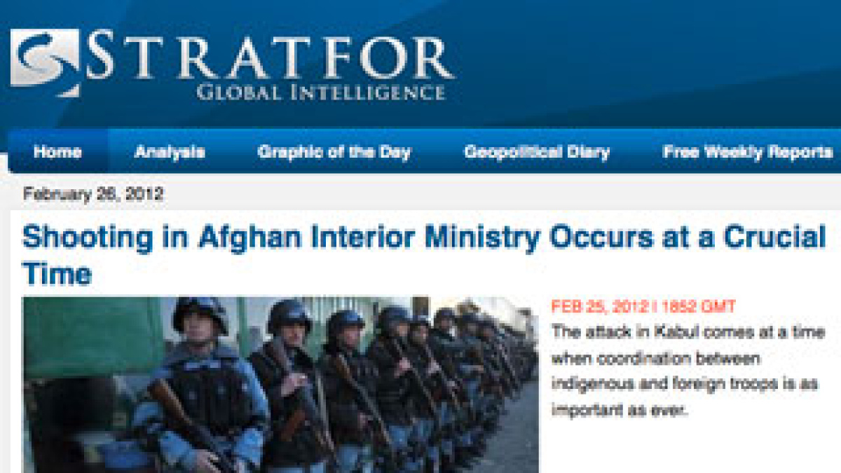 Stratfor, o la privatización del espionaje | Público