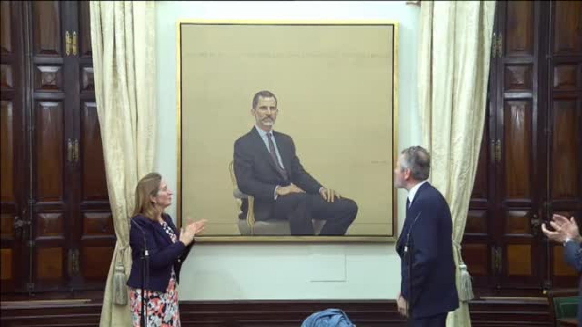 El Congreso estrena retrato de Felipe VI | Público