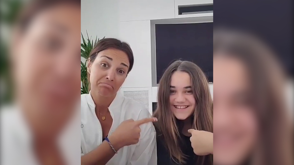 Paula Echevarría recibe clases de su hija para aprender a usar TikTok ...