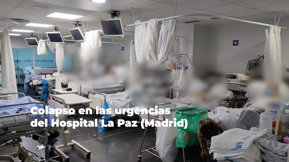 Las imágenes que muestran el colapso de las urgencias del Hospital La ...